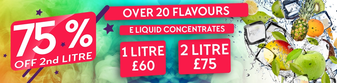 E Liquid Concentrates - Premium Flavours - UK Made - DIY E Liquids